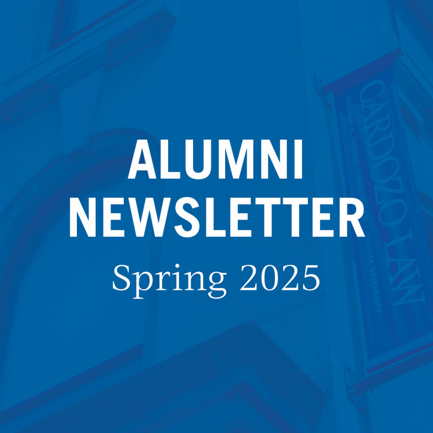 Alumni News & Updates | Cardozo Law